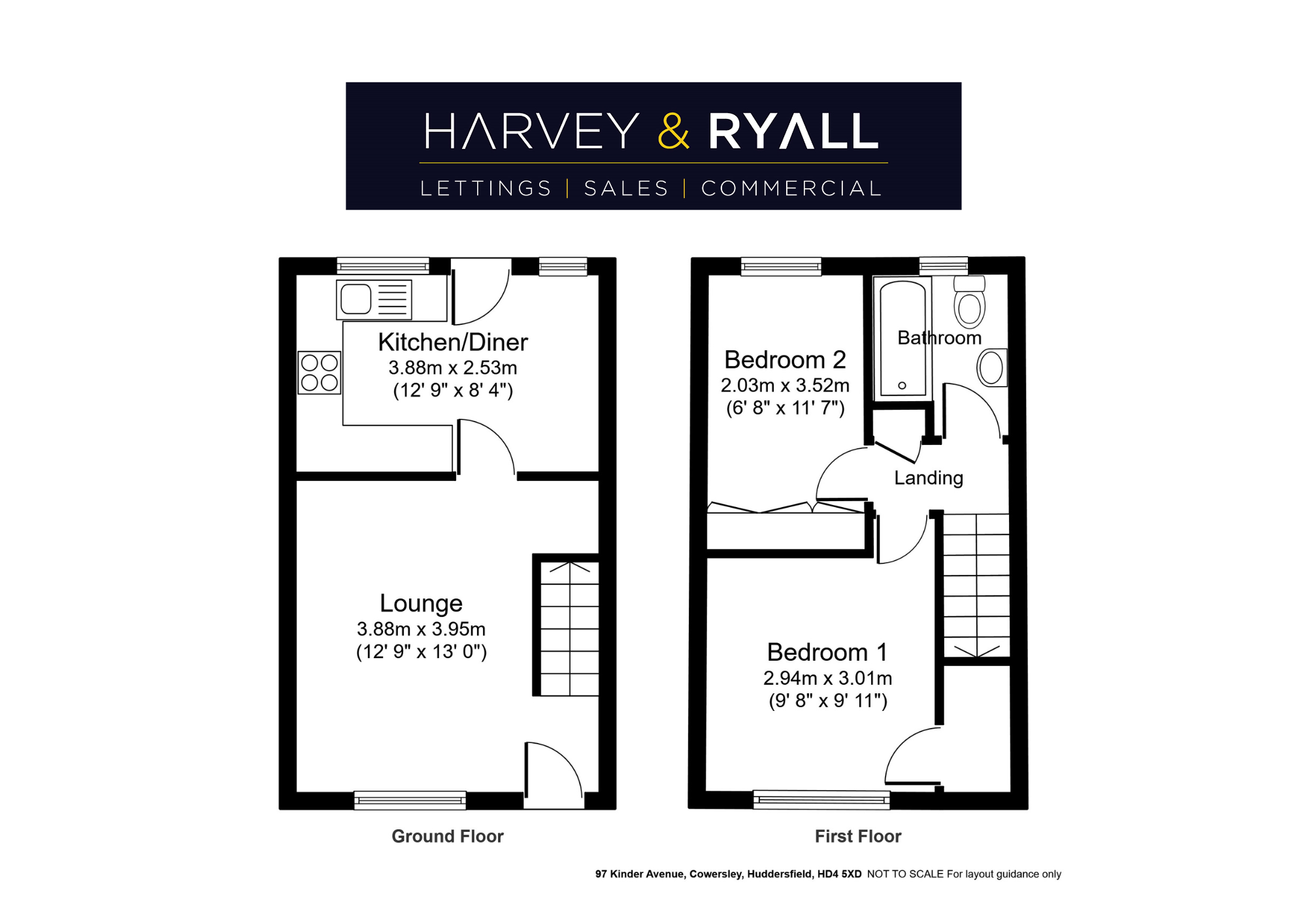Kinder Avenue, Cowlersley, Huddersfield, West Yorkshire HD4 | Harvey ...